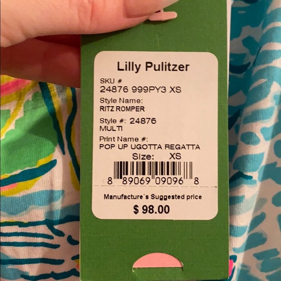 Lilly Pulitzer | Other | Lilly Pulitzer Ritz Romper You Gotta Regatta ...